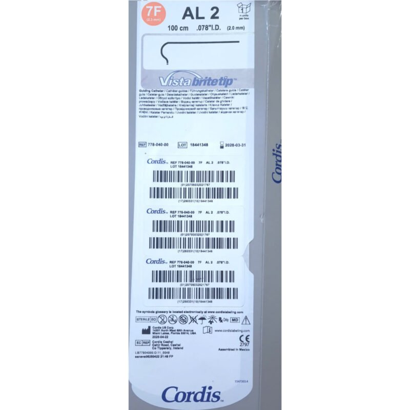 Guiding Catheter 7F Exporter India - Guiding Catheter Manufacturer